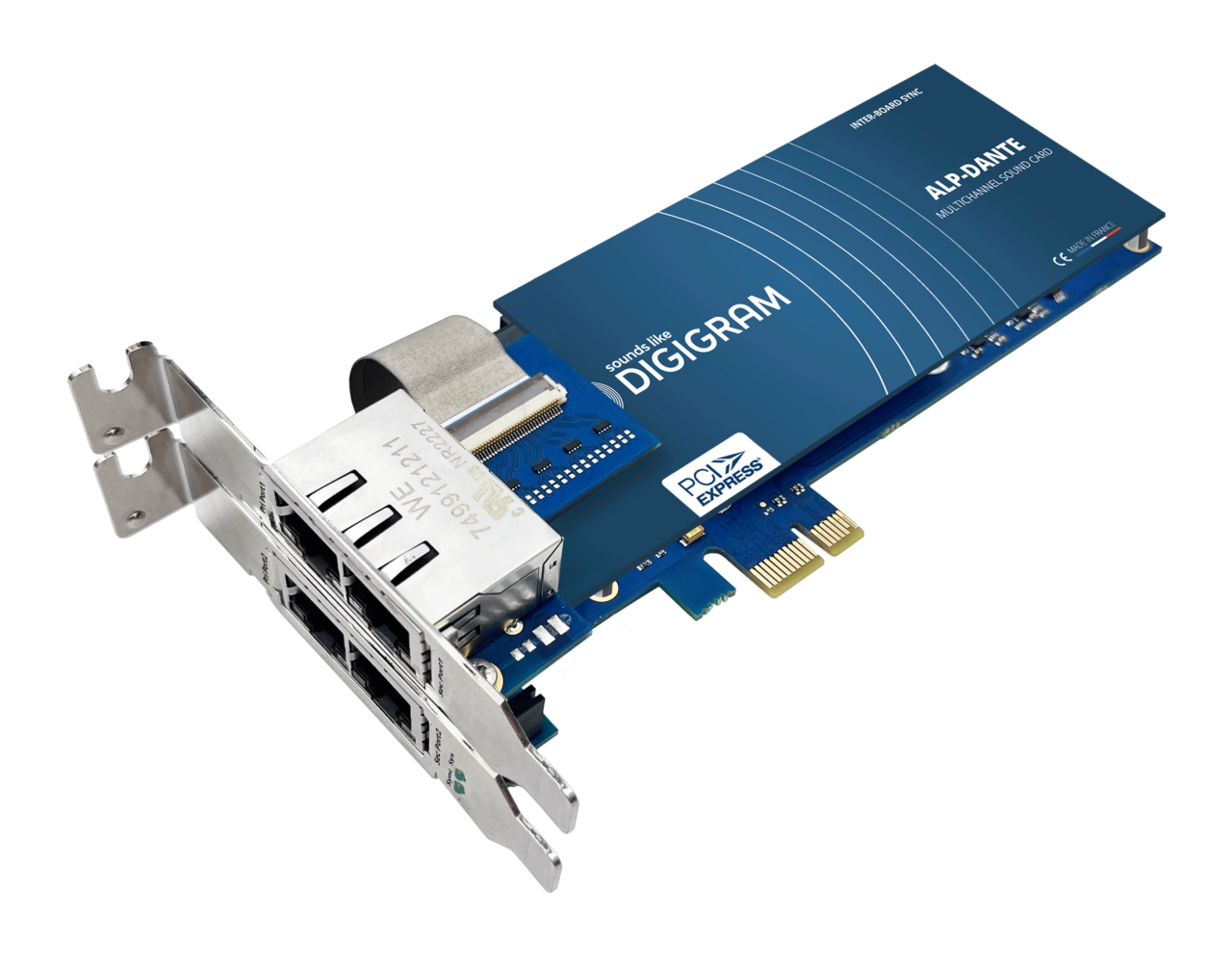 ALP-DANTE PCIe SOUND CARD - Smart and ultra versatile - Digigram