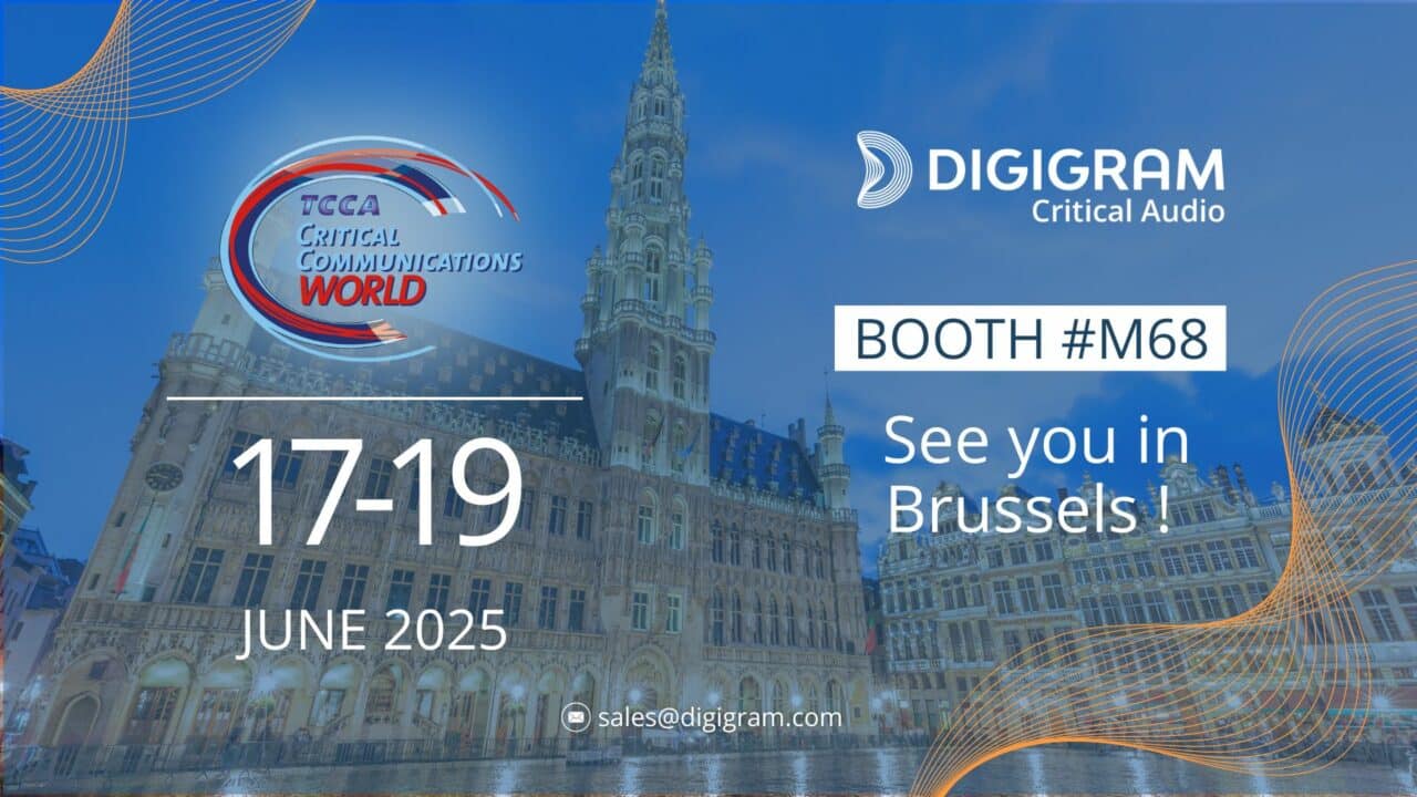 Join Digigram Critical Audio at #CCWorldBrussels2025 - Digigram